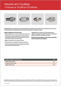 Adapters and Couplings: アダプタ・カップリング - 株式会社大手技研 | 計測器・校正